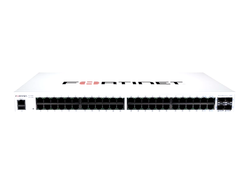 Fortinet (FS-148F) FortiSwitch 148F - switch - 48 ports - managed ...