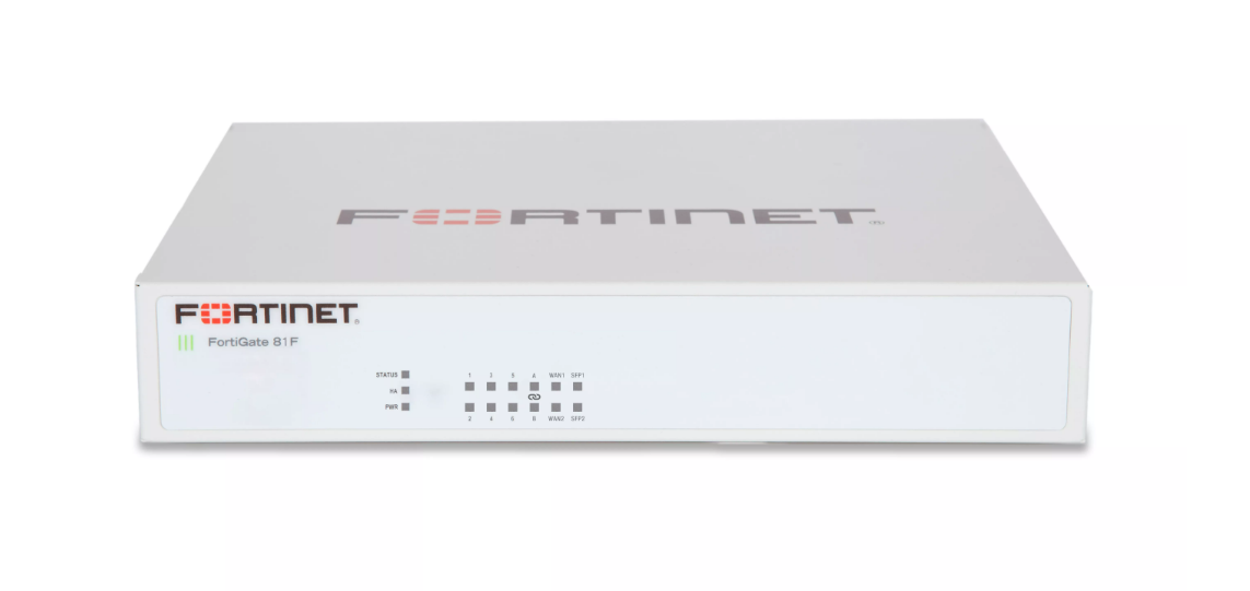 Fortinet FortiGate - 81F 8 x GE RJ45 ports, 2 x RJ45/SFP shared media ...